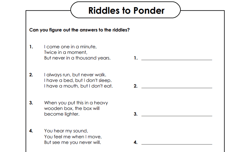 18 Riddle Resources For The ESL Classroom - Teaching Expertise | Hiswai 18 Riddle Resources For The ESL Classroom - Teaching Expertise | Hiswai