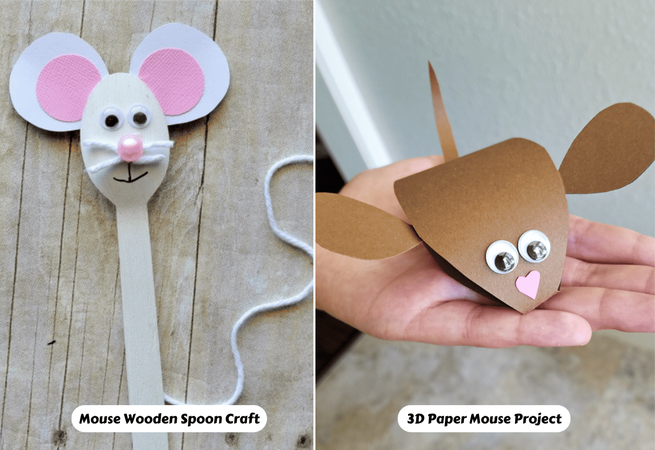 20 Fantastic Mouse Crafts That Your Kids Will Love - Teaching Expertise