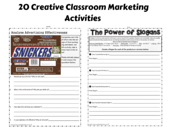 Engaging Marketing Activities for High School Students