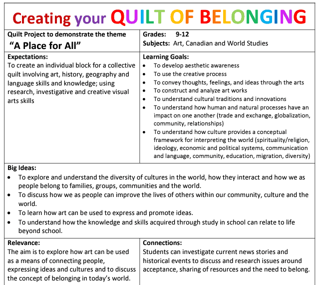 22 Captivating Culture Quilt Activities - Teaching Expertise 22 Captivating Culture Quilt Activities - Teaching Expertise