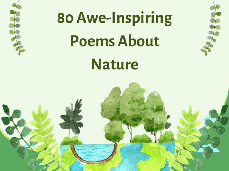 80 Awe-Inspiring Poems About Nature - Teaching Expertise